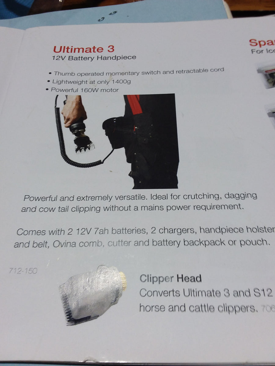 Heiniger Battery Operated Handpiece – Peter Maher Shearing Services